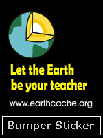 EarthCache Bumper Sticker - White